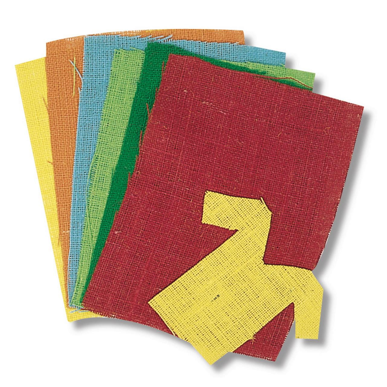 Pacon Burlap Sheet, 12" x 18", Assorted Colors - Walmart.com