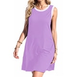 Fantaslook Color Block Dresses for Women Summer Casual Beach Sundress ...