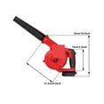2In1 3500W Cordless Electric Air Blower, 36000RPM Wireless blower Leaf ...