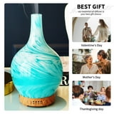 Porseme Blue Wave Essential Oil Diffuser, 100ml Glass Ultrasonic ...