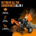 "SuperHandy Mulcher Shredder Wood Chipper, 7HP, 3"" Max Branch Diameter ...