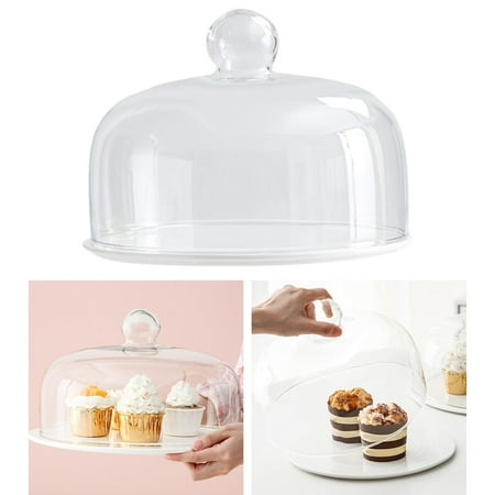 Cake Stand with Dome Pedestal Stand for Party Dessert Dining Pastry ...