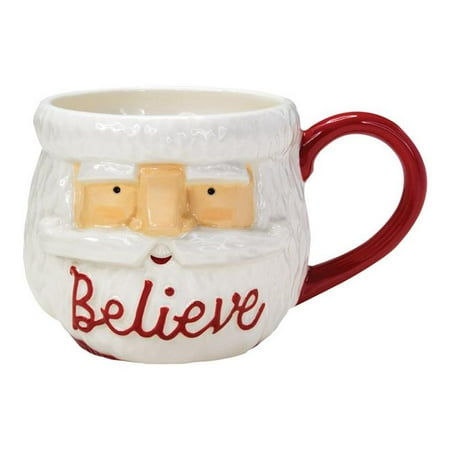 Hallmark 9467275 4.5 x 4.25 x 6.31 in. Santa Believe Mug Christmas ...