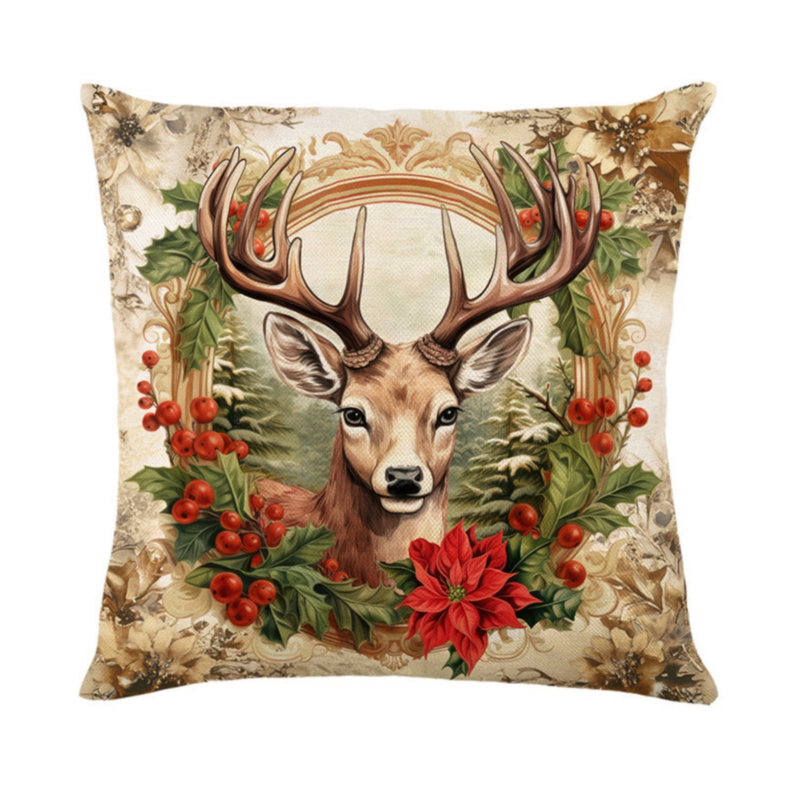 Click here for Unbranded Christmas Pillow Covers Holiday Reindeer... prices