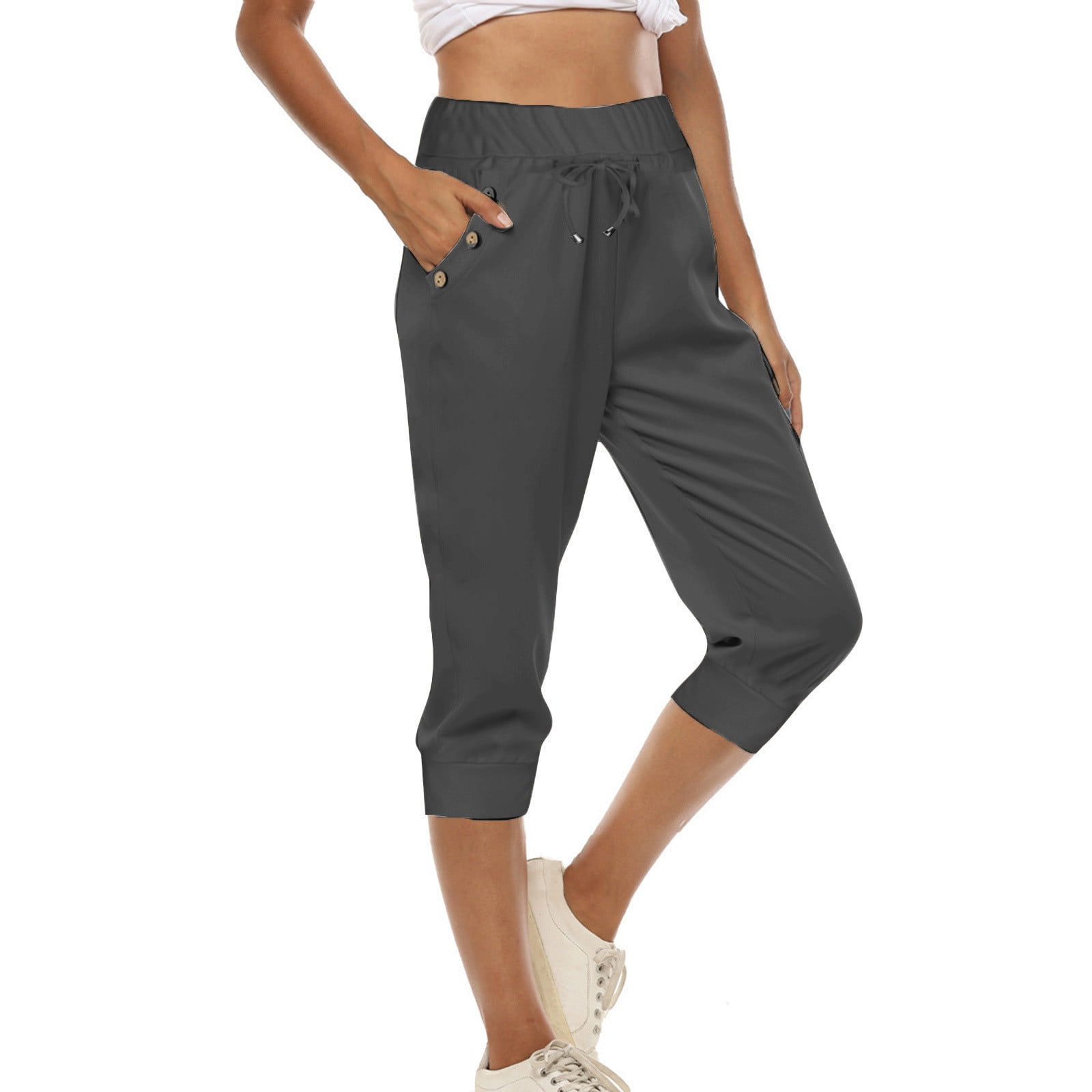 Click here for Fartey Capri Pants For Women Clearance 2025 Trendy... prices