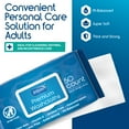 "Inspire XL Disposable Adult Wet Wipes, Incontinence & Cleansing, 8 ...