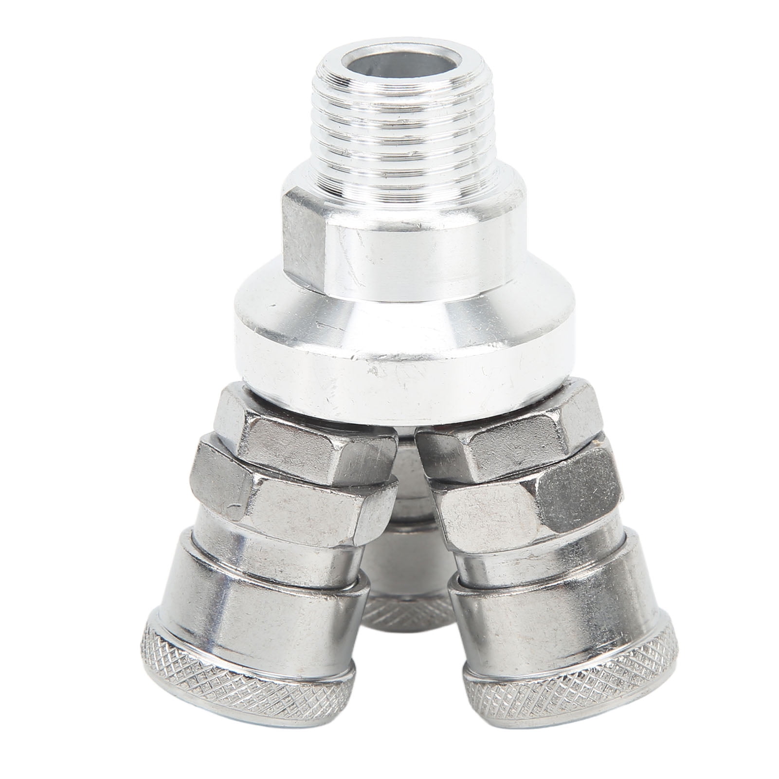 Acoplador rápido de 3 vías, tipo Universal, rosca macho, accesorios giratorios para compresor de ...