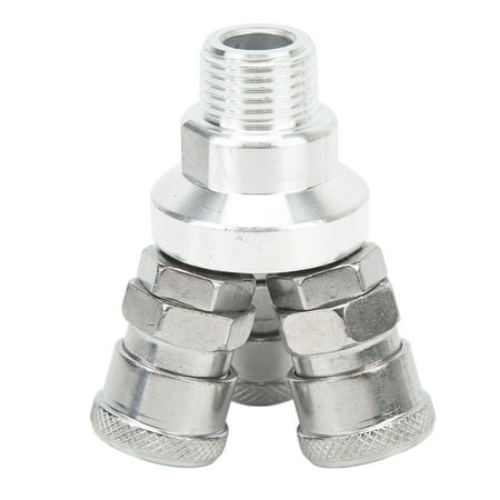 3 Way Quick Coupler, 360 Degree Reduce Hose Kinking Universal Type ...