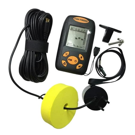 Fish Depth Probe Sensor with Cable Transducer Portable Fish | Walmart ...