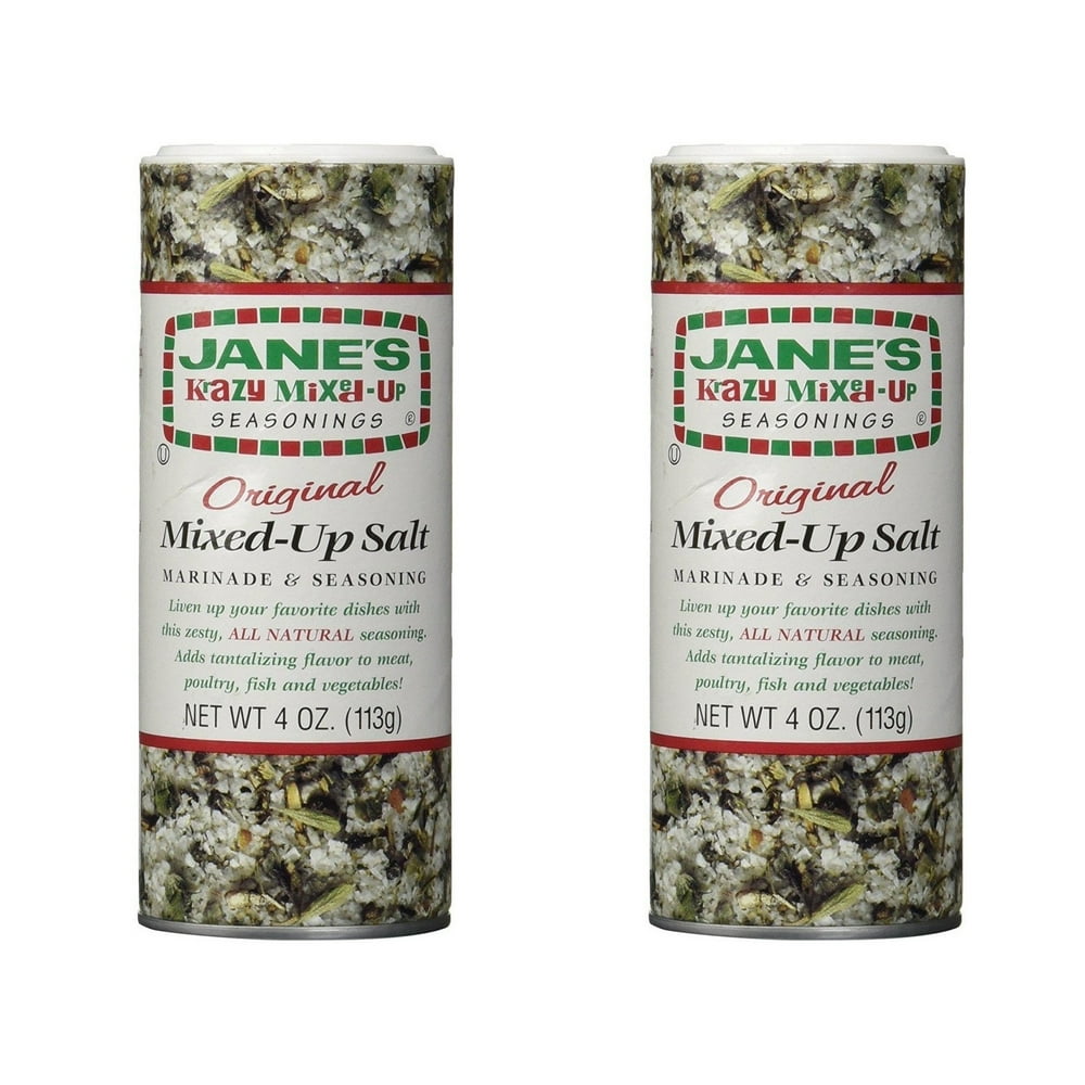 Jane's Krazy Mixed Up Salt 4oz (2 Pack) - Walmart.com - Walmart.com