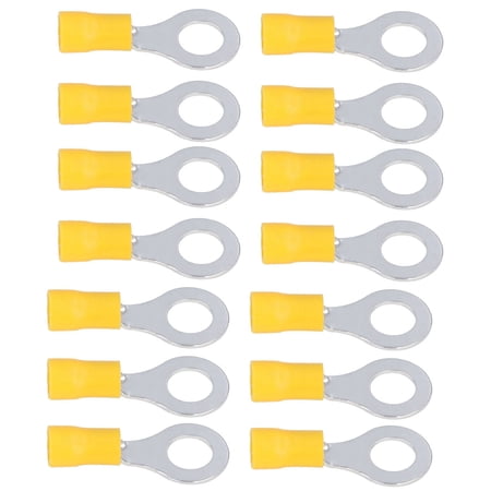 Insulated Ring Terminals, Electrical Wire Crimp Connectors RV5.5-8 48A ...