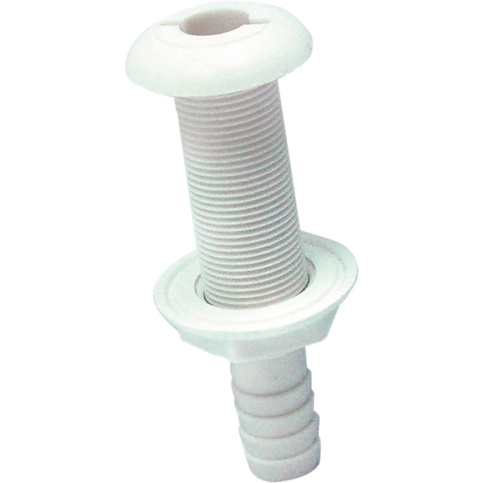 Seachoice 18181 Extra Long Thru-Hull Fitting with Broad Flange for 1-1/ ...