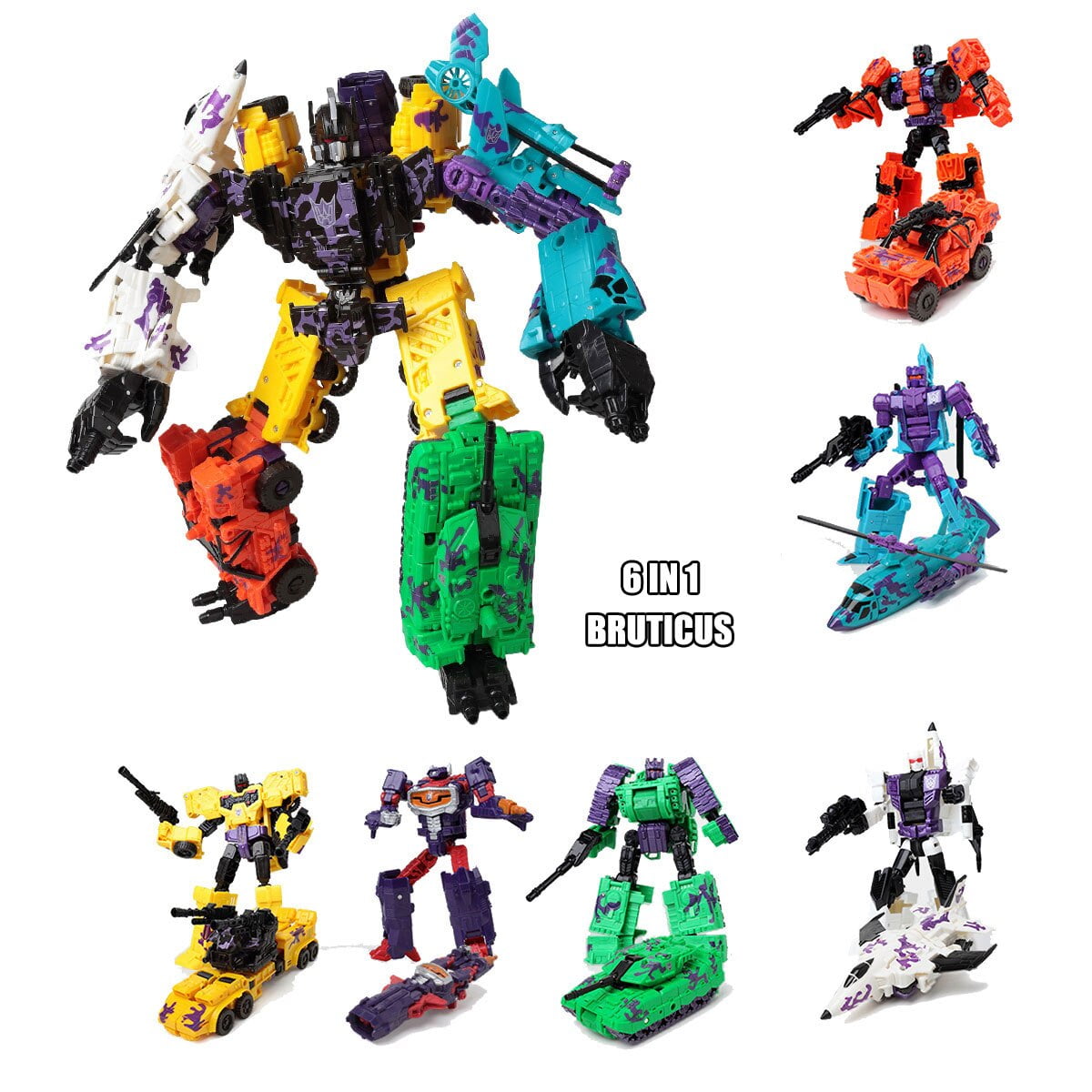 Transformation 6 In 1 KO Bruticus Shockwave IDW 5 IN 1 NO BOX Set ...