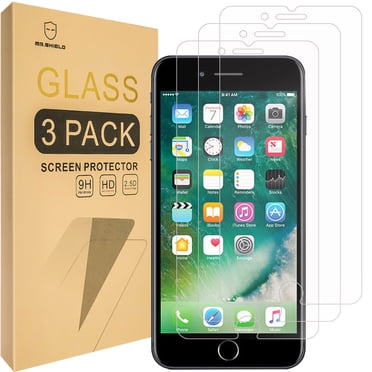 Supershieldz [3-Pack] Tempered Glass Protector for iPhone 8 Plus, Anti ...