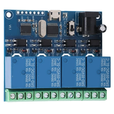 ANGGREK 5V Relay Board,Wireless Relay Module,DC5V 4 Channel Relay ...