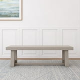 Plank+Beam 60" Solid Wood Farmhouse Dining Bench, Kitchen Seat ...