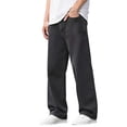 Ceisia Kids' Wide Leg Denim Pants Straight Leg with Classic Five Pocket ...
