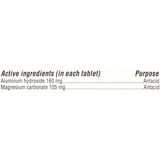 Equate Extra Strength Antacid Chewable Tablets Original Flavor 160 mg ...