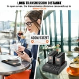 KFFKFF Diner Paging System, 400m Extended Wireless Queue Alert, Patron ...