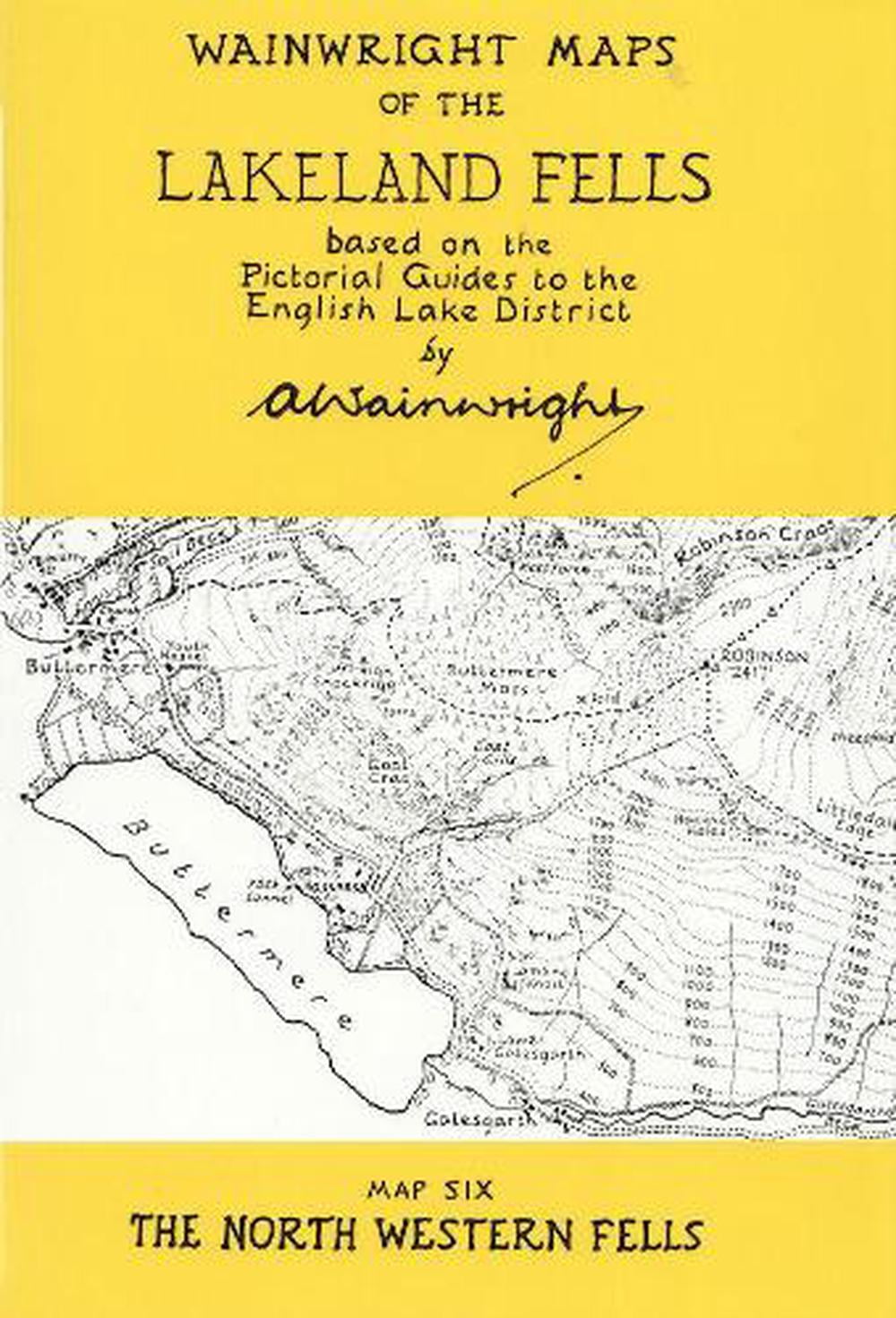 Wainwright Maps of the Lakeland Fells - Walmart.com