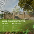 Outsunny 4' x 8' Plant Protection Tent Crop Cage with Zippered Door for ...