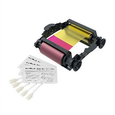 Evolis Color Ribbon for Badgy100 & Badgy200 Card Printers, YMCKO ...