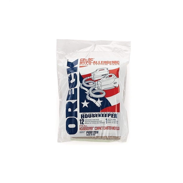 Genuine Oreck XL Buster B Canister Vacuum Bags PKBB12DW Housekeeper Bag ...