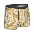 Naloa Retro 70s 60s Flower Print Mens Underwear - Boxers for Men ...