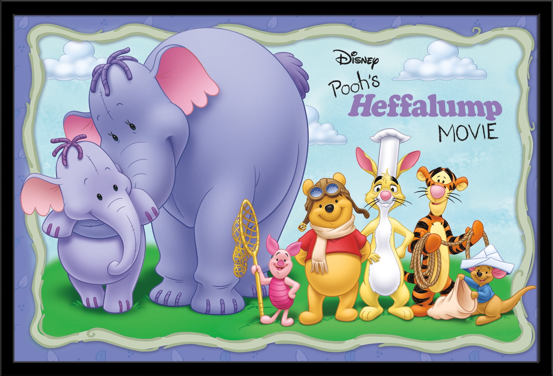 Disney Winnie The Pooh - Heffalump Wall Poster, 22.375" x 34", Framed ...