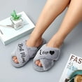 Best Mom Ever Slippers - Fluffy Criss Cross Slippers for Women - Sizes ...