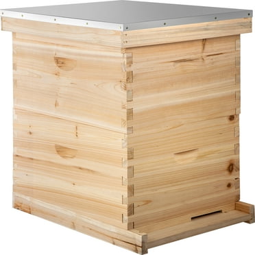 VIVO Black Plastic Bee Hive Stand | Beekeeping Hive Support Tool ...