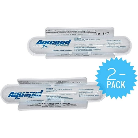 (2-PACK) AQUAPEL Windshield Water Repellent/Treatment Applicators ...