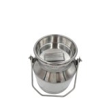 MilkMeister Large Stainless Steel Milk Can Totes - Metal Containers for ...