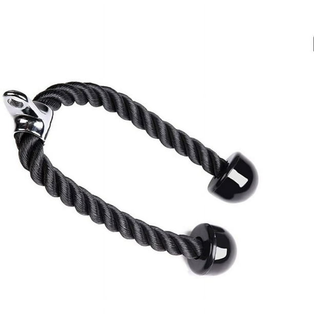 Heavy Duty Triceps Rope Pulldown Fitness Coated Nylon Rope, Cable ...