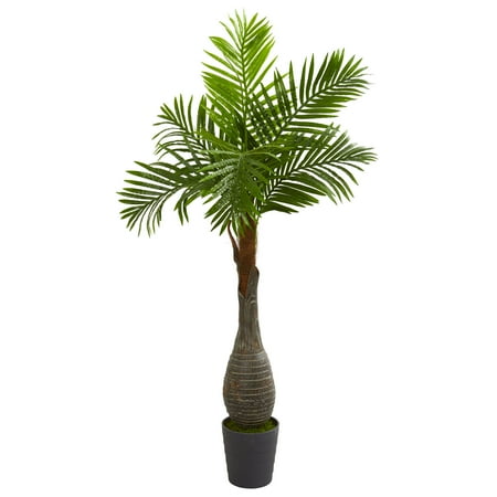 Nearly Natural 5.5’ Areca Palm Artificial Tree - Walmart.com - Walmart.com
