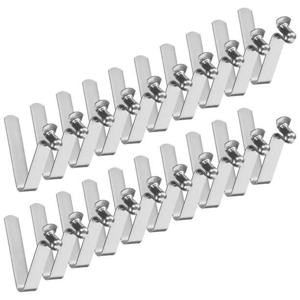 Uxcell Paquete de 20 Clips de Resorte de Acero en V para Remo de Kayak ...