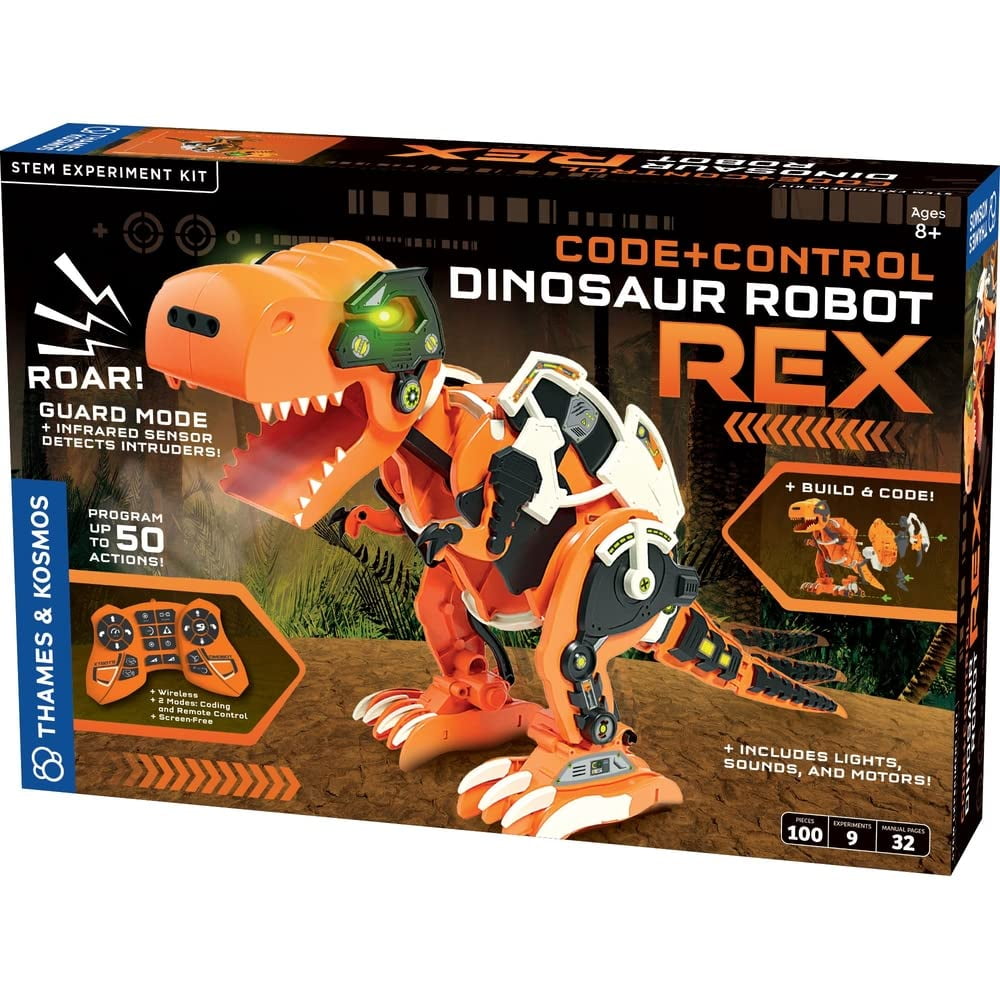 Click here for Thames & Kosmos Code+Control Dinosaur Robot Rex Ro... prices