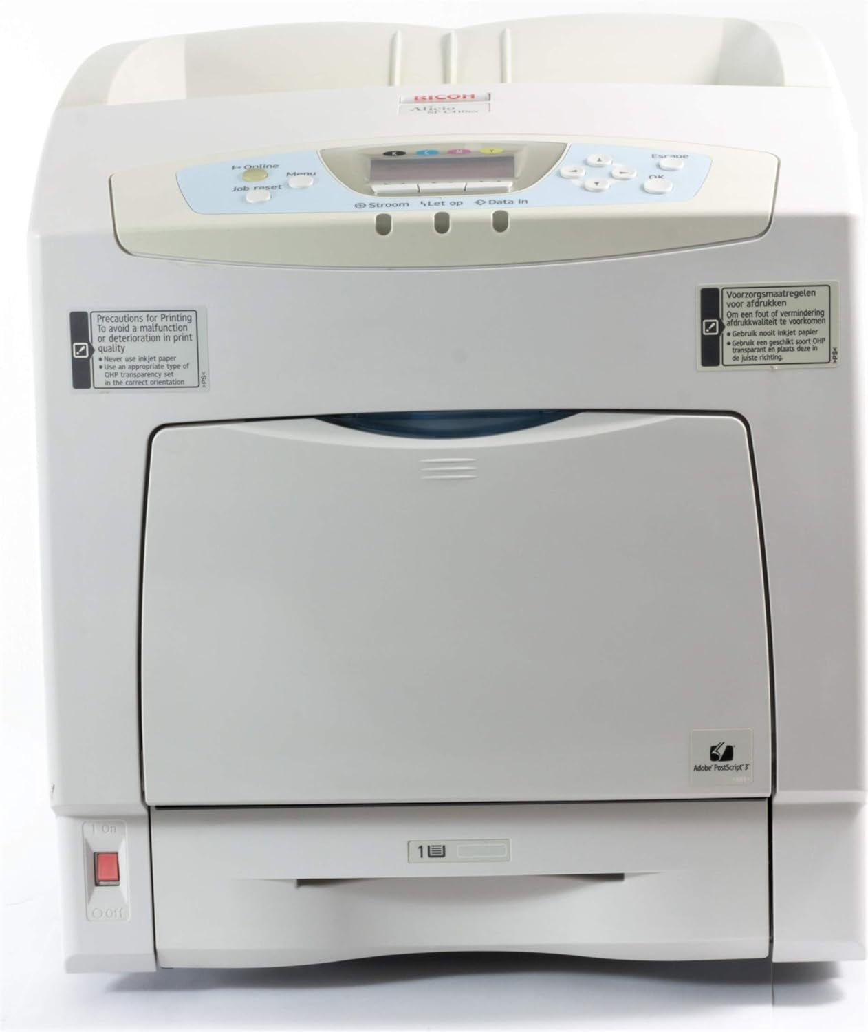 Restored Ricoh Aficio SP C410DN Color Laser Printer – 30 PPM, 1200 × ...