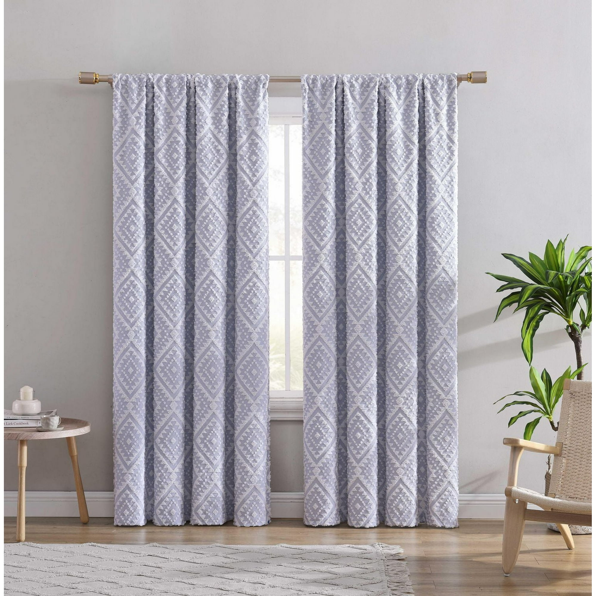 Click here for Swift Home Jacquard Clip Blackout Rod Pocket Singl... prices