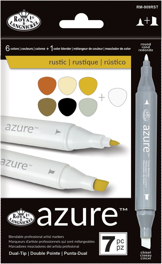 Azure Marker Set 7/Pkg-Rustic Colors - Walmart.com