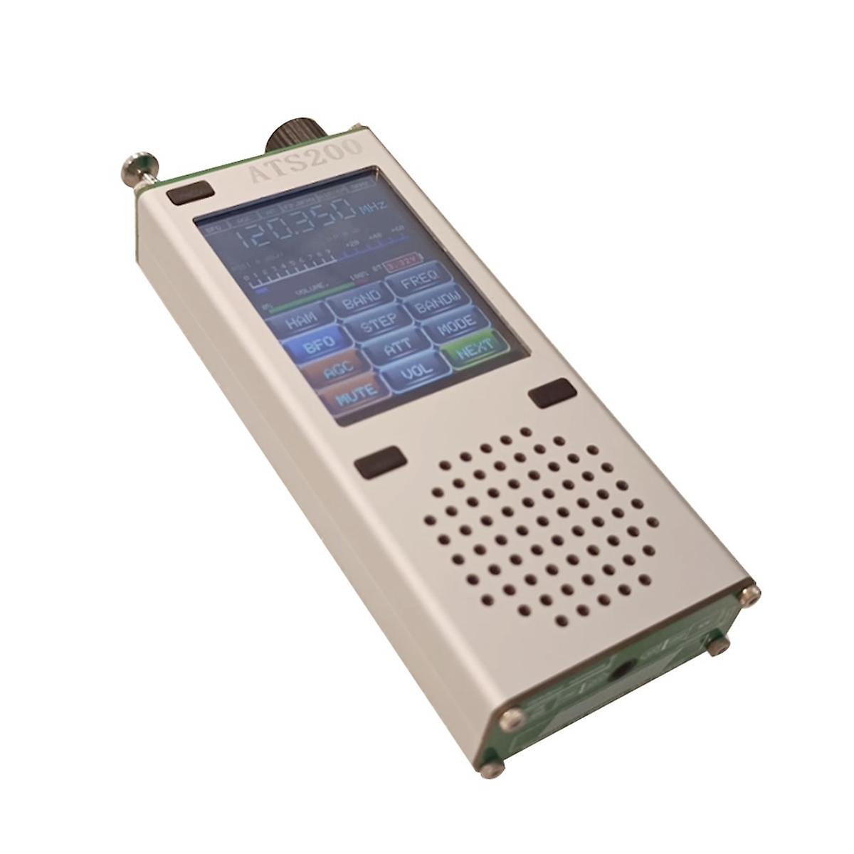 New Ats200 Aviation Band Radio Fm Si4732+esp32+bluetooth+2.4 Inch Touch ...