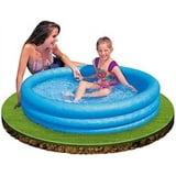 "Intex Crystal Blue Inflatable Pool, 45 x 10"" Blow Up Piscina ...
