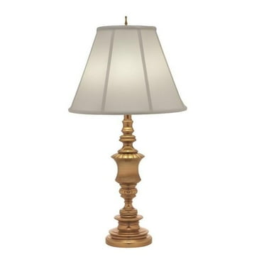 Mainstays Traditional Brown Washed Wood Table Lamp - Walmart.com