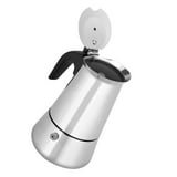 Classic Full Bodied Stainless Steel Coffee Pot, Stovetop Coffee Pot ...