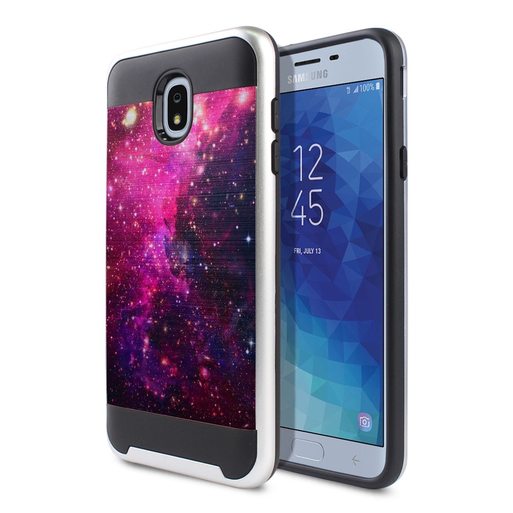 FINCIBO Brushed Hybrid Case Slim Hard Layer Armor Cover for Samsung ...