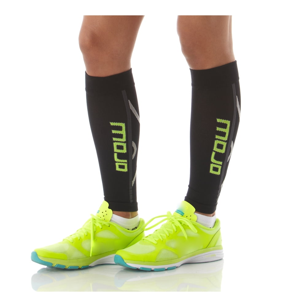 Mojo Footless Compression Socks for Men Circulation 20-30mmHg - Black ...