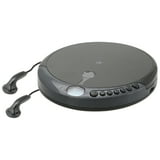 GPX Portable CD Player, PC301B, Black - Walmart.com