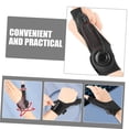 Adjustable Thumb Wrist Brace with Knob Traction Support Black Elastic ...