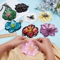 8Pcs 8 Styles Polyester Clothing Patches Flower Mixed Color 110~115x100 ...