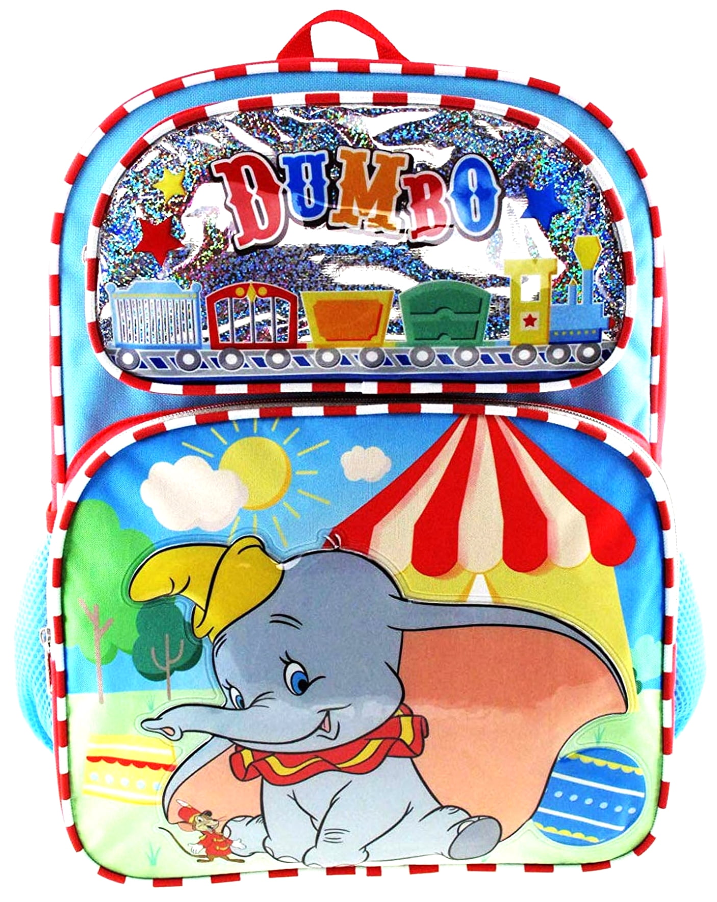 Disney Dumbo 16" Deluxe Backpack with Embossed Graphics - Dumbo's ...